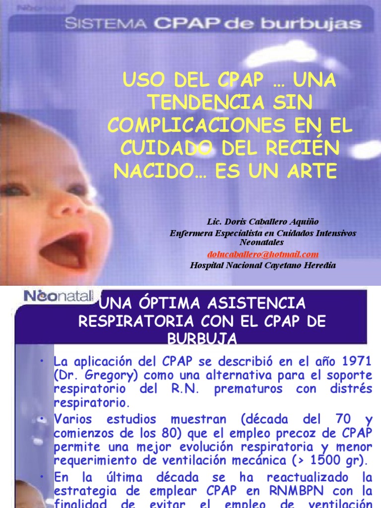 Cpap en Neonatos | Sistema respiratorio | Pulmón