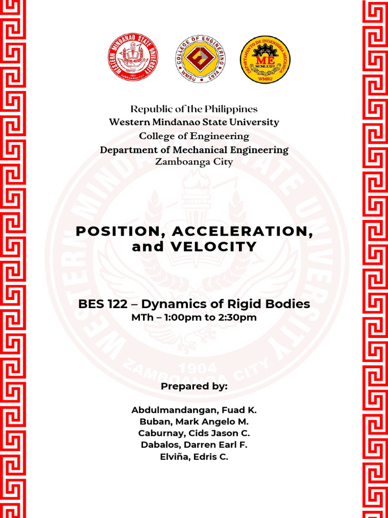 DYNAMICS1 | PDF | Acceleration | Velocity