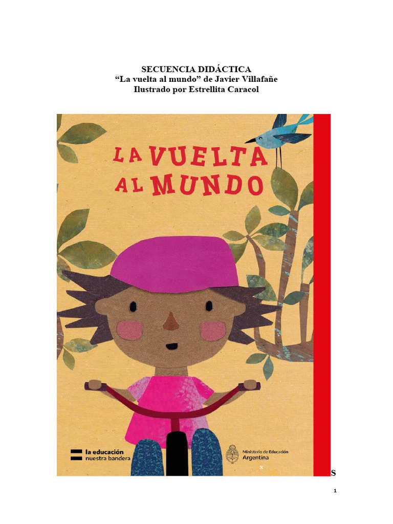 SECUENCIA La Vuelta Al Mundo 1er Año 2023 | PDF | Cuentos | Escritura