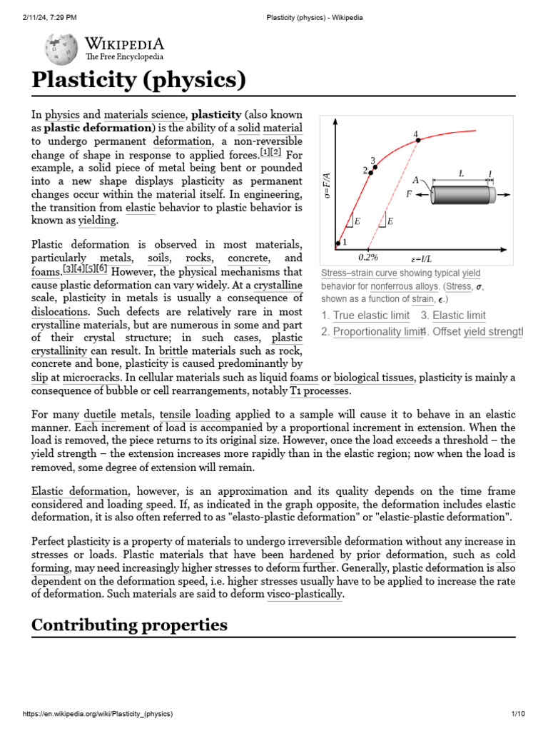Classical Plasticity | PDF | Plasticity (Physics) | Yield (Engineering)