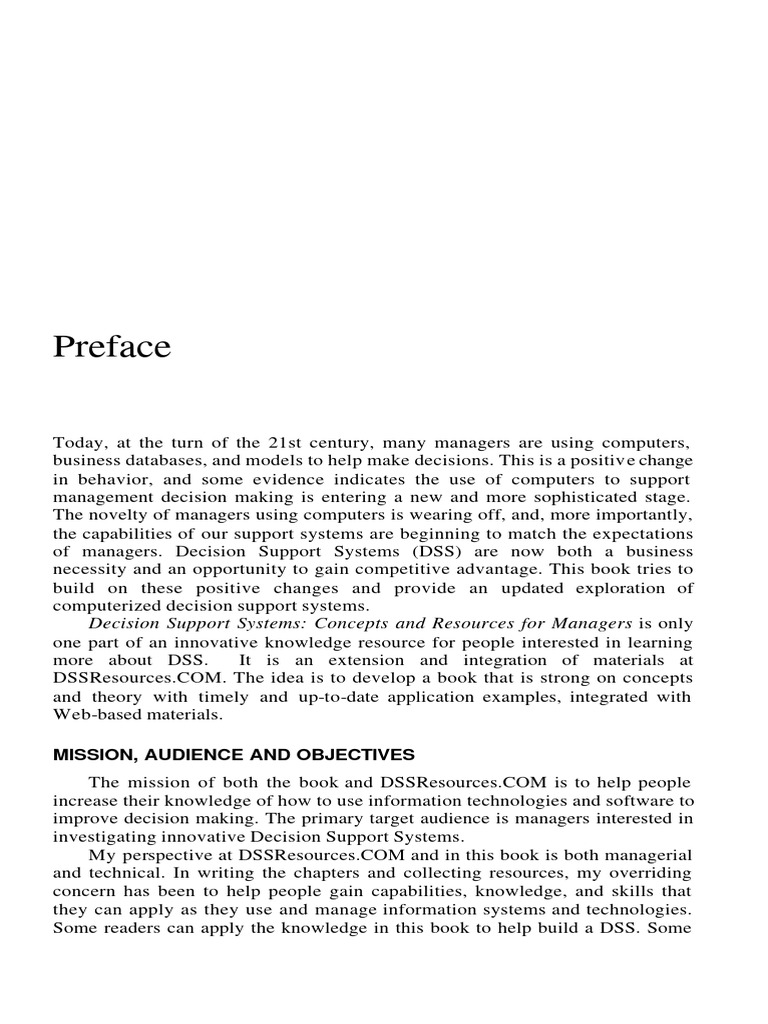 02 Preface Acknowledgments | PDF | Decision Support System | Cognitive Science