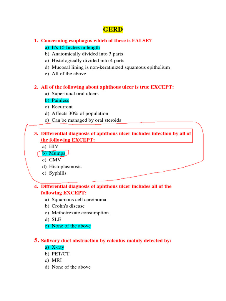 Gerd | PDF | Gastroesophageal Reflux Disease | Esophagus
