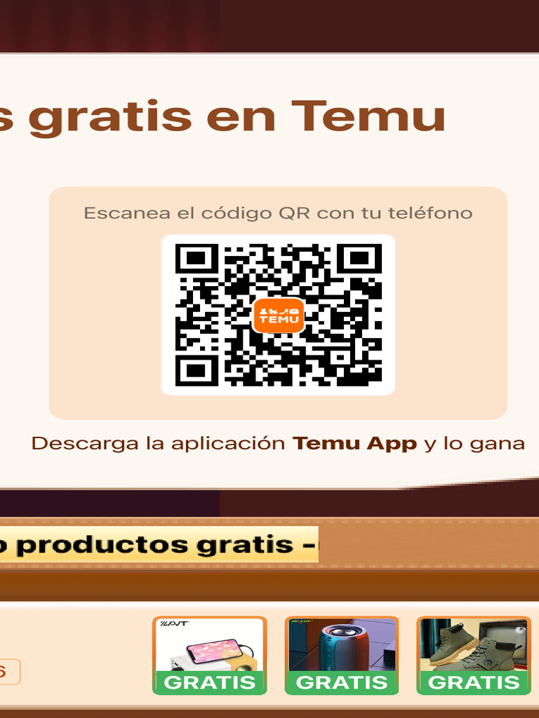 Descarga Temu y obtén productos gratis | PDF