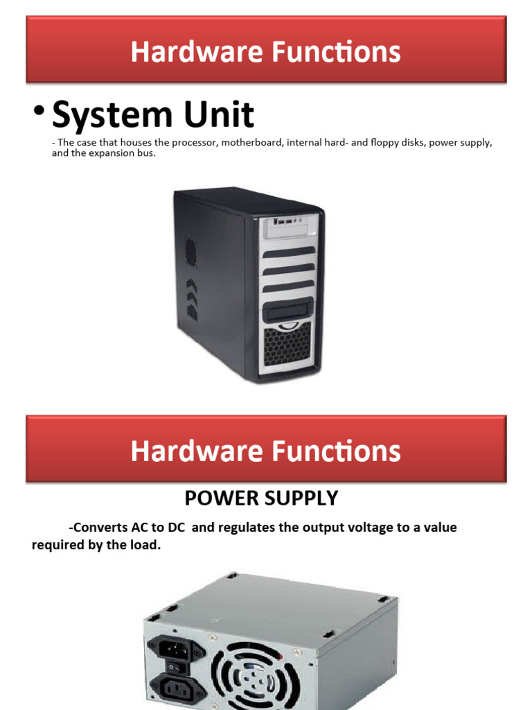 1. Hardware | PDF | Computer Hardware | Random Access Memory