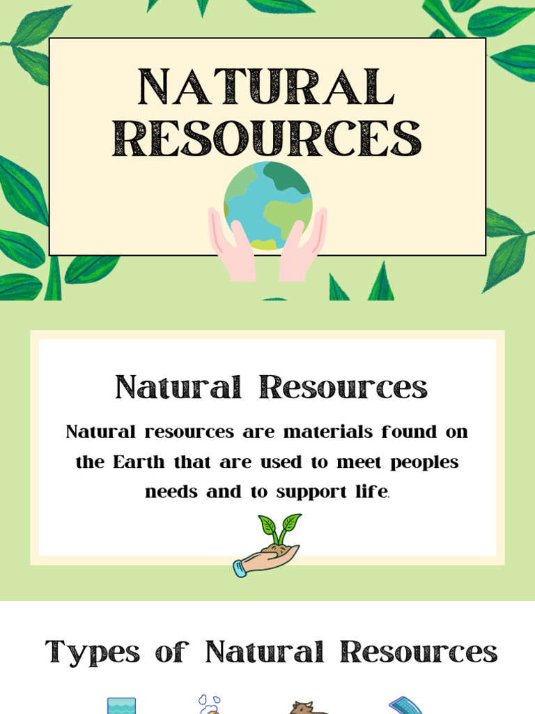 Natural Resources Earth Science Presentation in Brown Green Organic ...