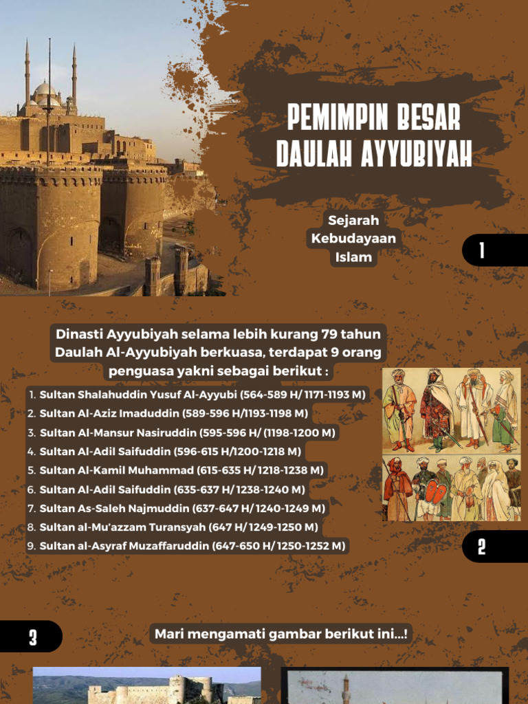 Pemimpin dan Sejarah Daulah Ayyubiyah | PDF