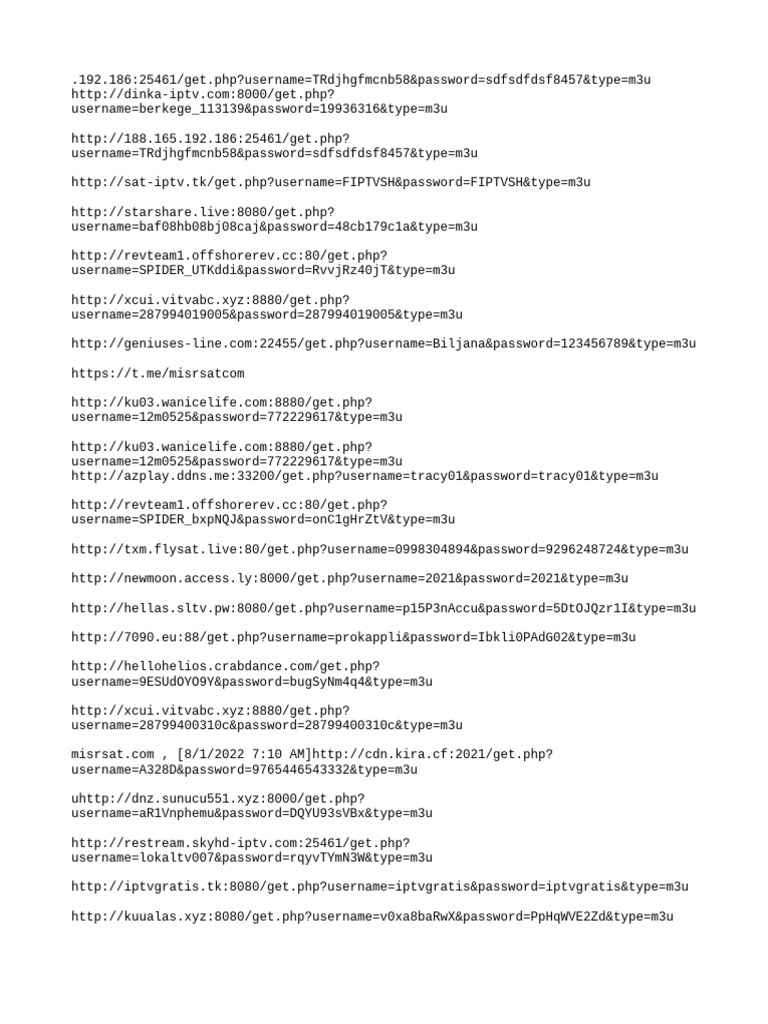 Iptv Files 2021 | PDF