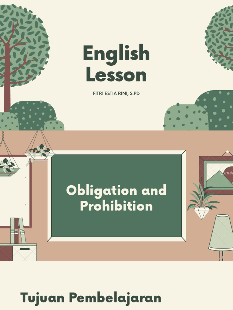 Obligation and Prohibition in English | PDF | Self-Improvement