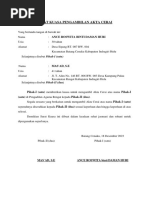 Surat Pernyataan Ghaib | PDF