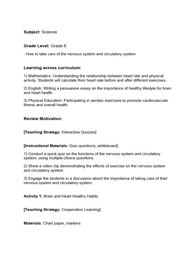 Lesson - Plan 2 | PDF | Relaxation (Psychology) | Mindfulness