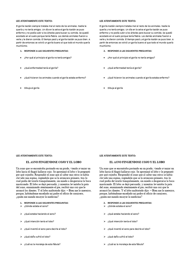 Lee Atentamente Este Texto | PDF