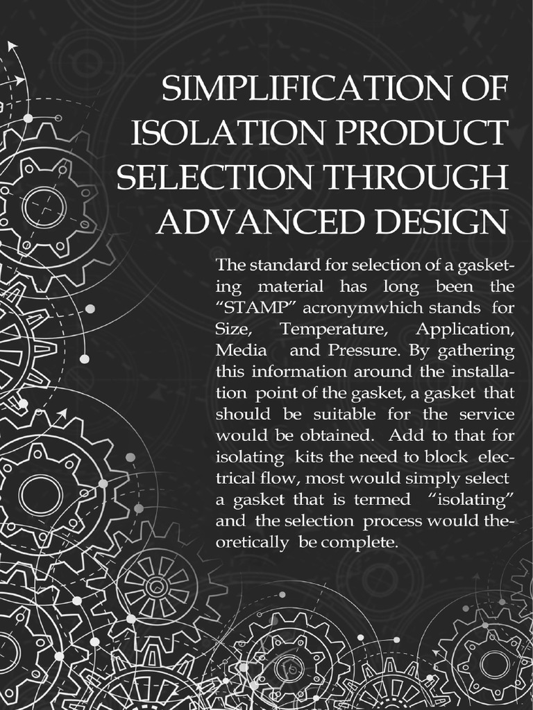 Simplification of Isolation Product Selection Through Advanced Design GPT Industries | PDF ...