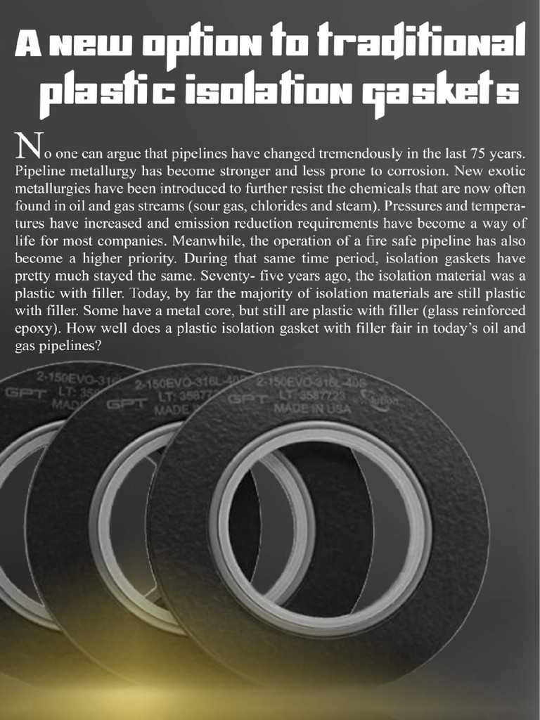 A New Option To Traditional Plastic Isolation Gaskets UP 1 Compressed ...