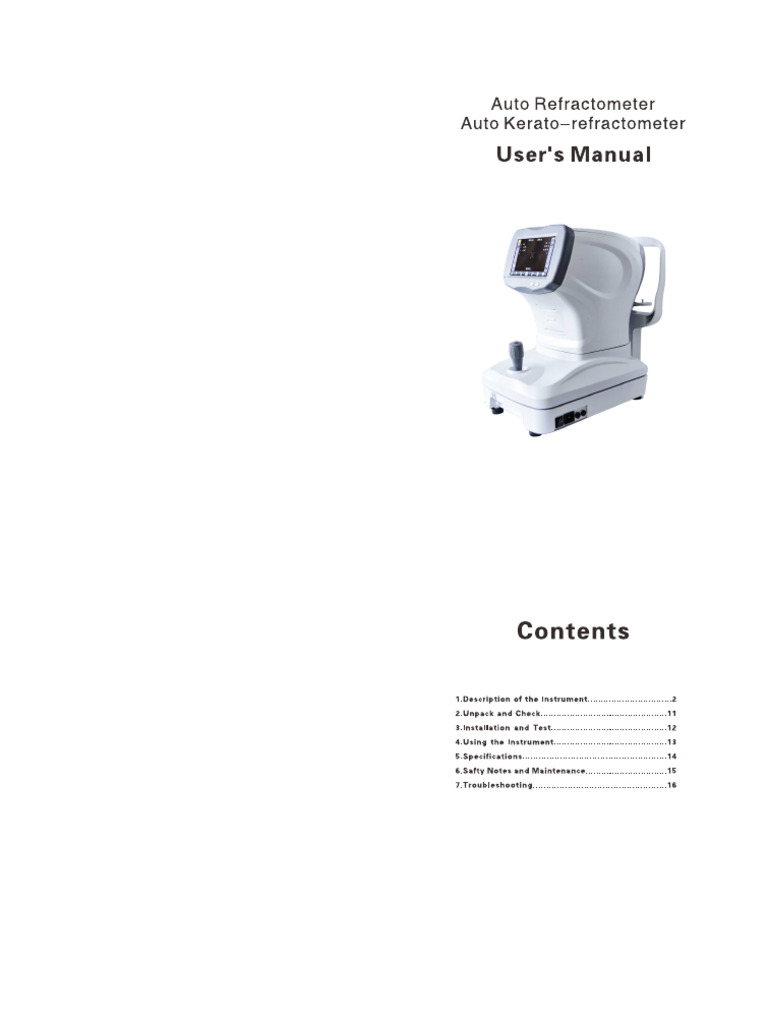 FA 6100C User S Guide | PDF