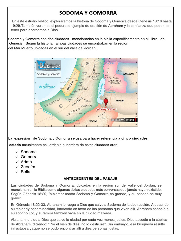 Tema Sodoma y Gomorra, PARA DISERTAR DDDDDDDDDDDD | PDF | Sodoma y ...
