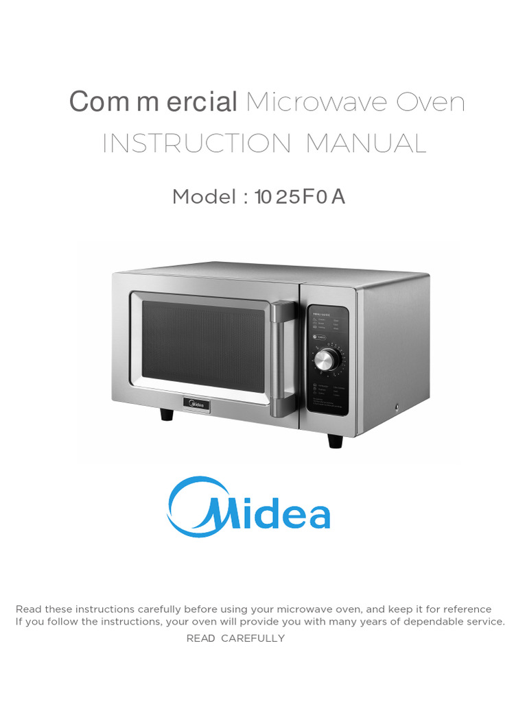 Microwave Oven Instruction Manual | PDF | Ac Power Plugs And Sockets ...