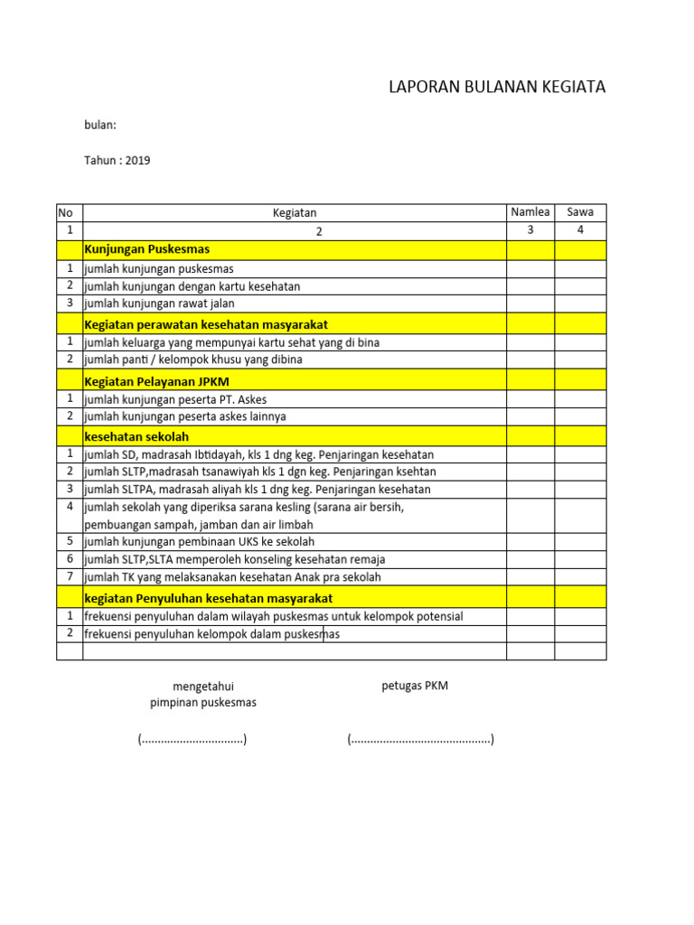 BLANGKO LB4 2018 Baru | PDF