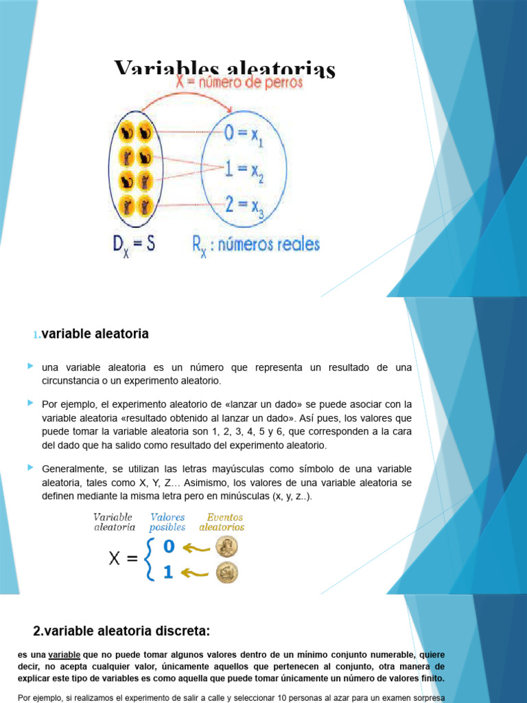 Variables Aleatorias | PDF | Variable aleatoria | Variable (Matemáticas)