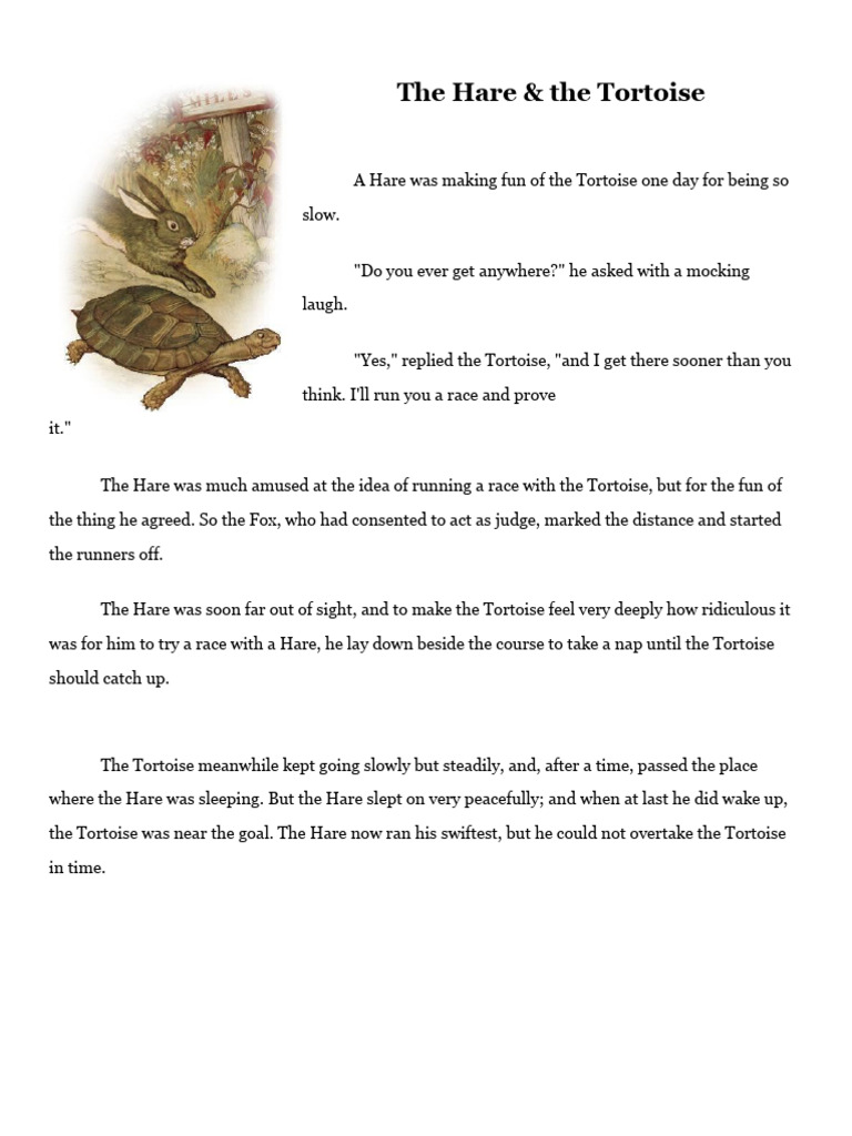 Fables for Kids: Animal Tales | PDF