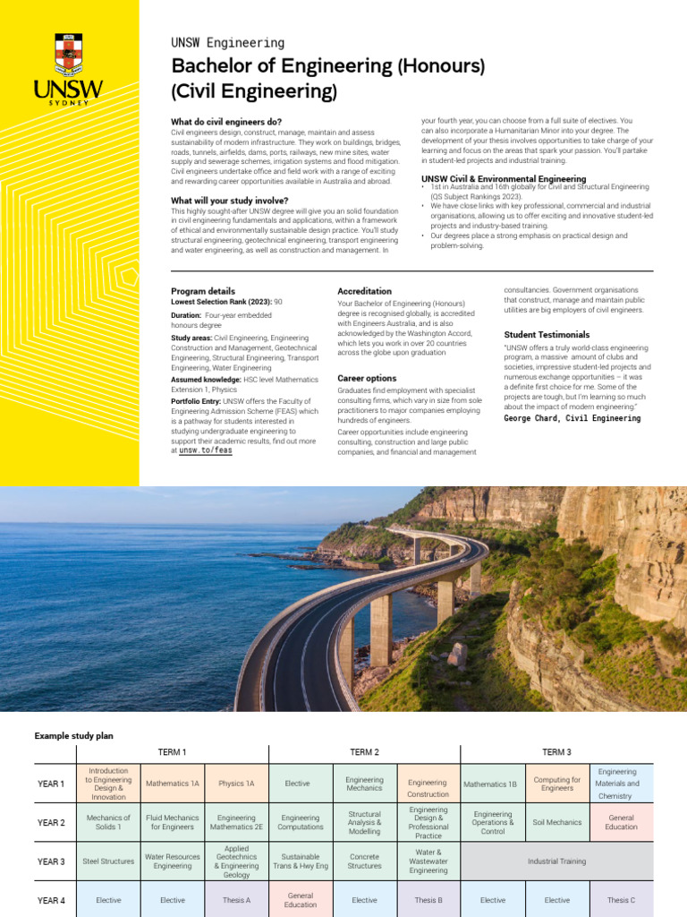 OD2023_A4 Flyer-Eng-Civil | PDF | Engineering | Civil Engineering