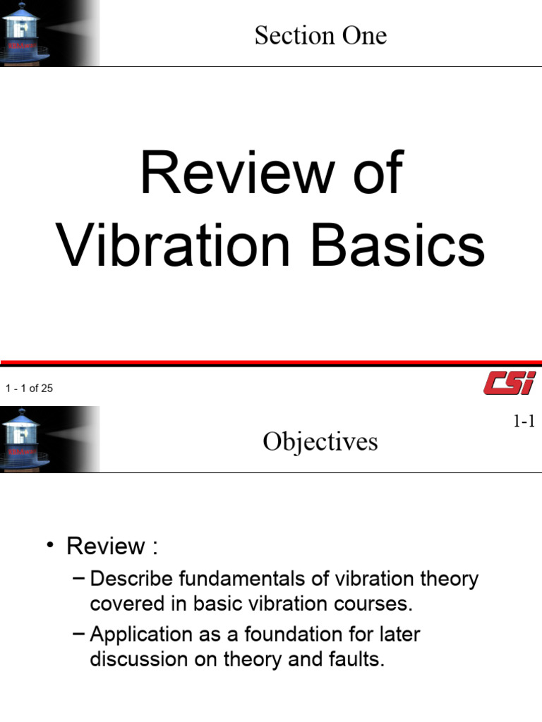 01 Vibration Basics | Download Free PDF | Amplitude | Oscillation