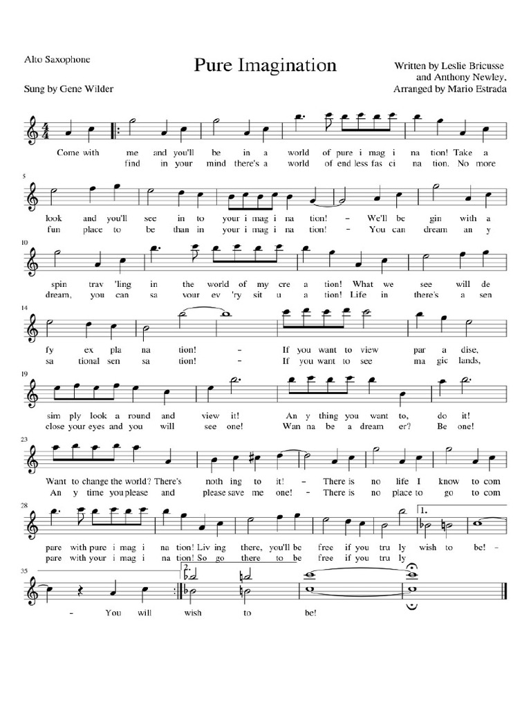 Pure Imagination | PDF