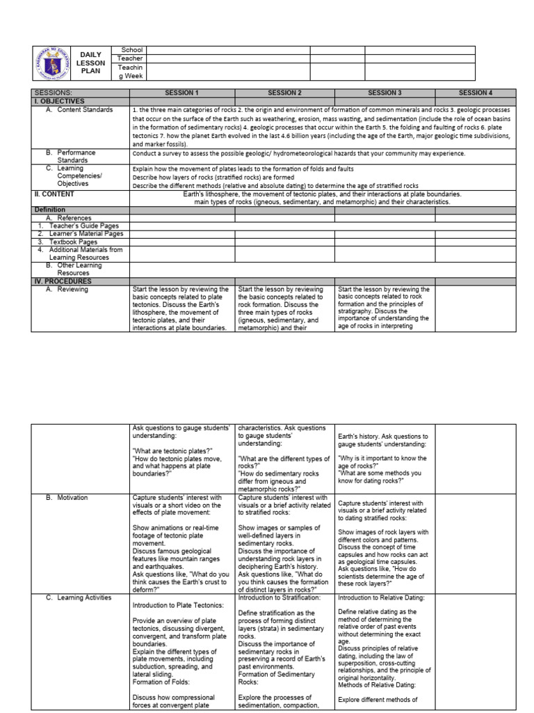 3Q Week 5 | PDF | Geology | Rock (Geology)