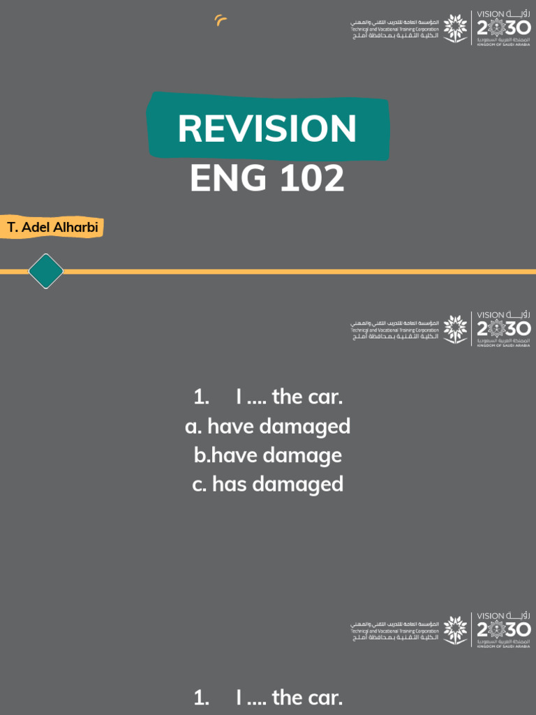 Revision ENG102 | PDF