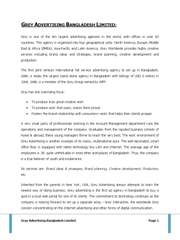 Grey | PDF | Brand | Advertising