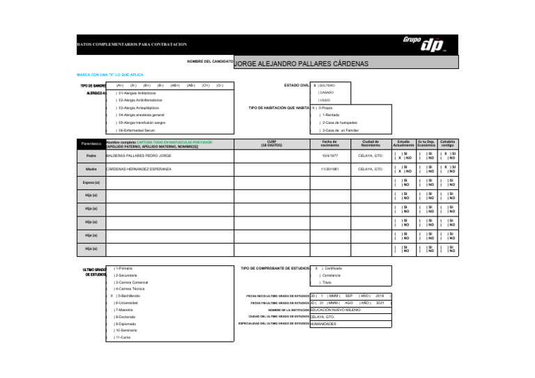 Hoja de Datos Complementarios | PDF | Serología | Anatomia animal