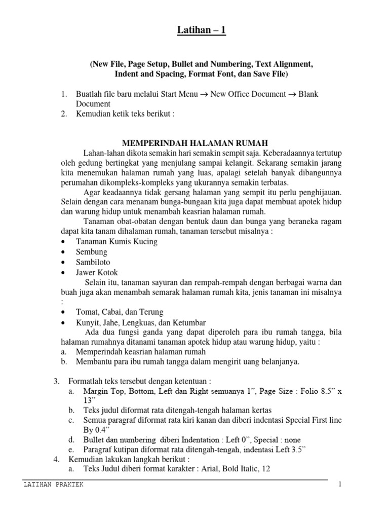 Latihan - Praktikum Pertemuan 6 | PDF