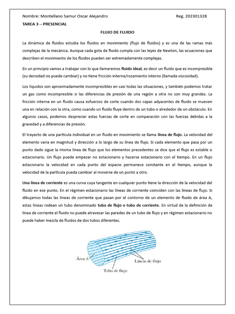 Dinámica de Fluidos: Tipos de Flujo | PDF | Mecánica de fluidos ...
