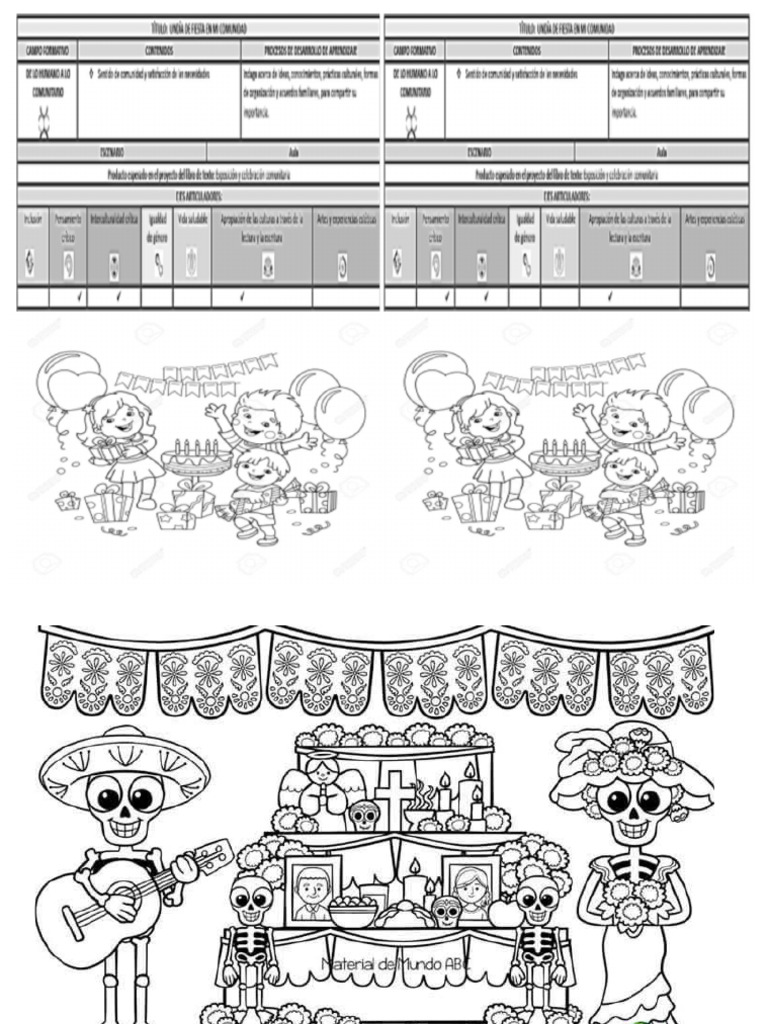 Proyecto Un Dia de Fiesta | PDF