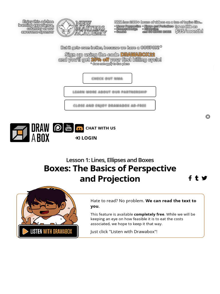 Boxes - The Basics of Perspective and Projection | PDF | Geometry ...