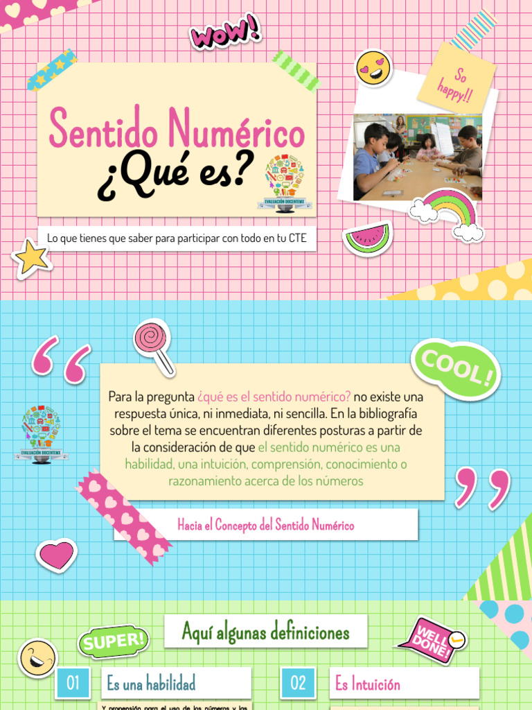 Sentido Numérico ¿Qué Es | PDF | Conocimiento | Intuición