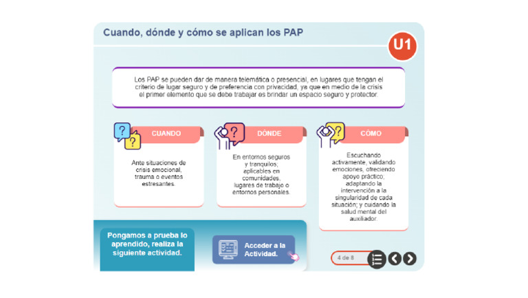 Aplicacion de Primeros Auxilios Psicologicos | PDF