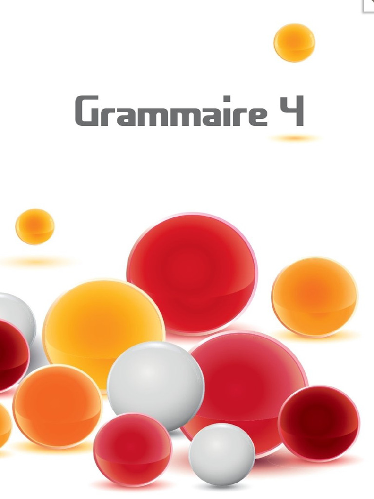 Grammaire Gr6 1 | PDF