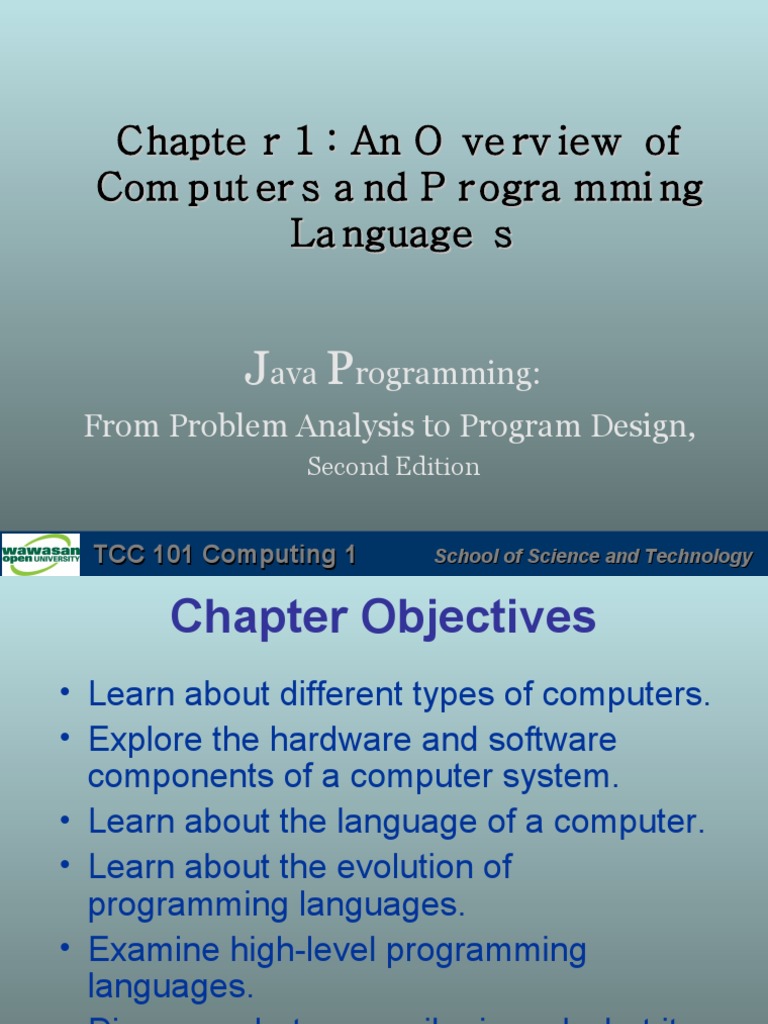 Computing 1 Unit 1 Overview of Computer | PDF | Computer Programming ...