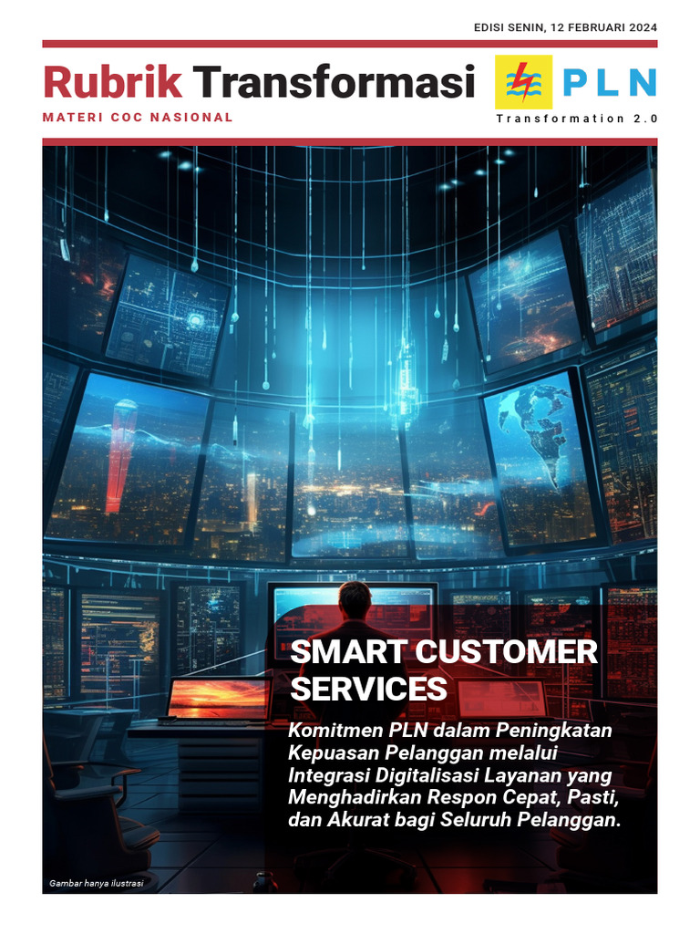 Materi CoC Nasional - Rubrik Transformasi - SMART CUSTOMER SERVICES | PDF