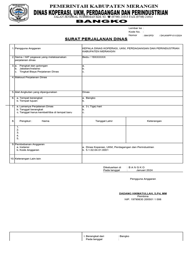 Belangko SPPD 2024 | PDF