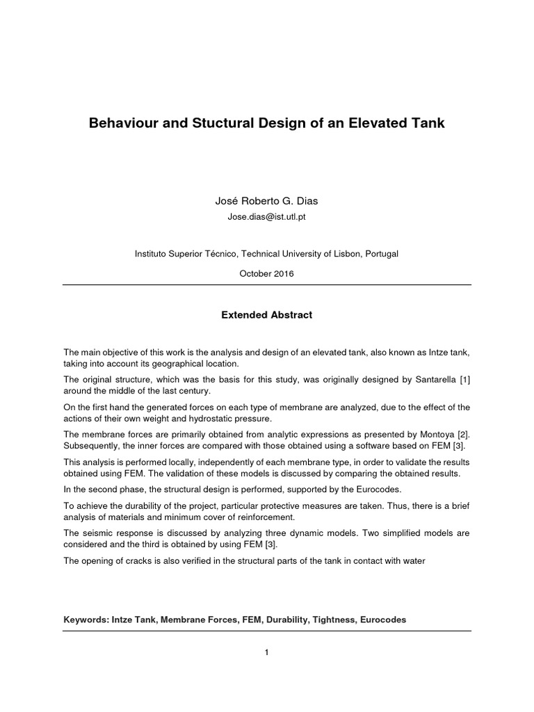 Abstract - Final Version | PDF | Bending | Finite Element Method