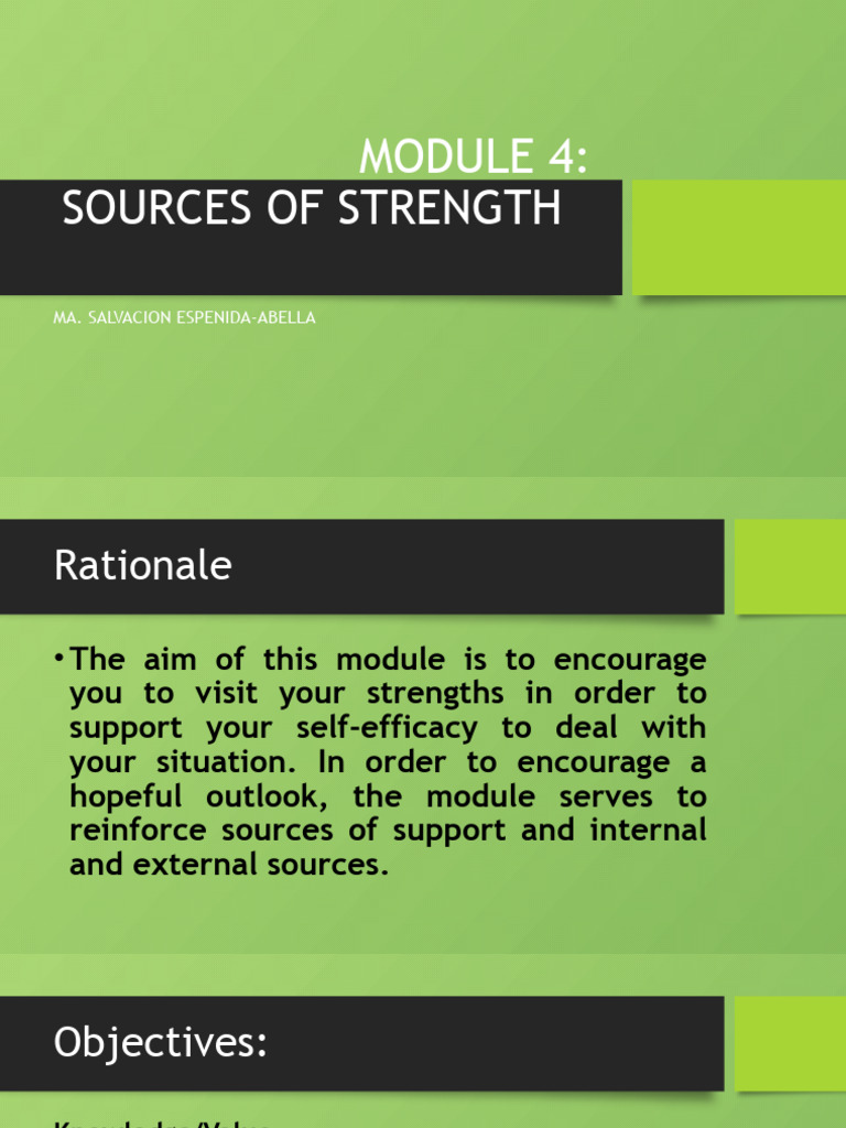 Sources of Strength | PDF | Psychological Resilience | Psychology