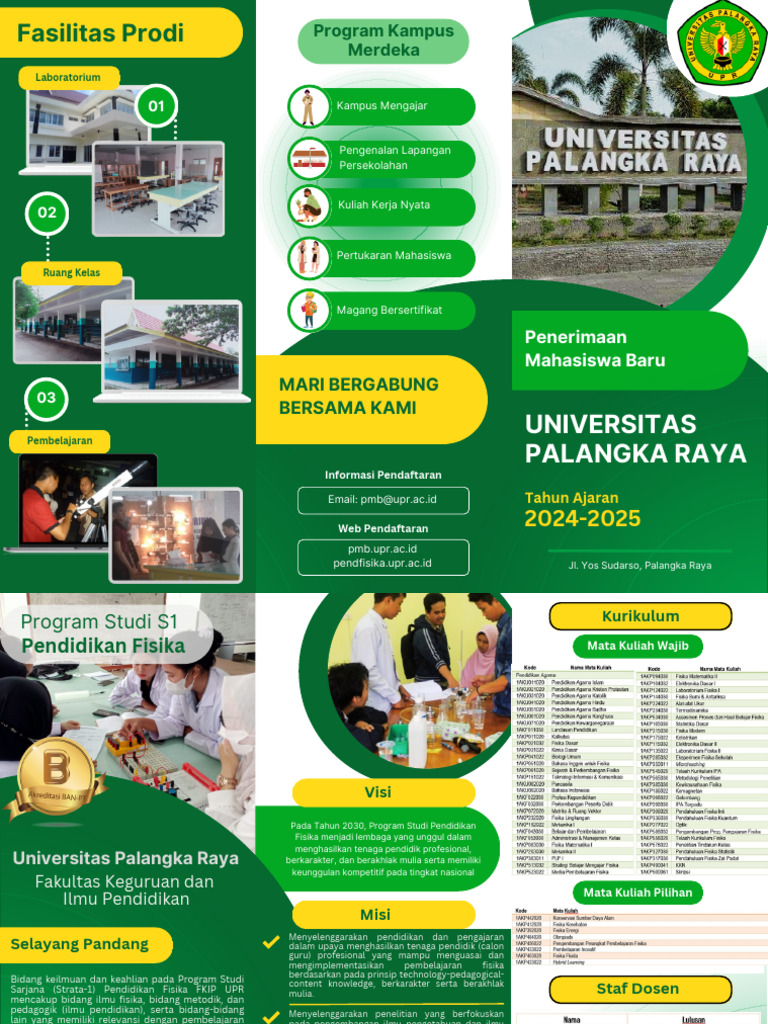Brosur Pend. Fisika FKIP UPR | PDF
