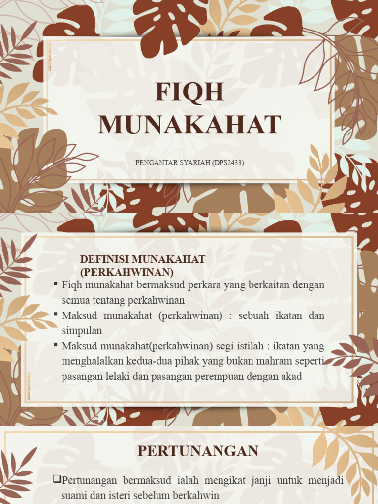 Fiqh Munakahat | PDF