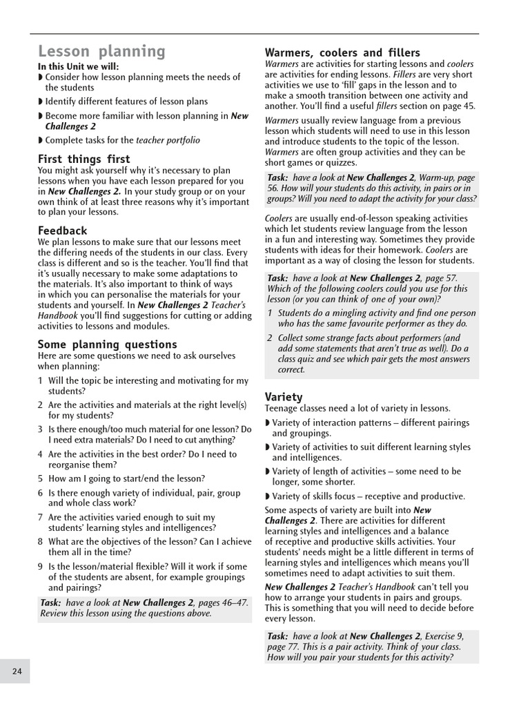 Lesson Planning Pdf Lesson Plan Learning