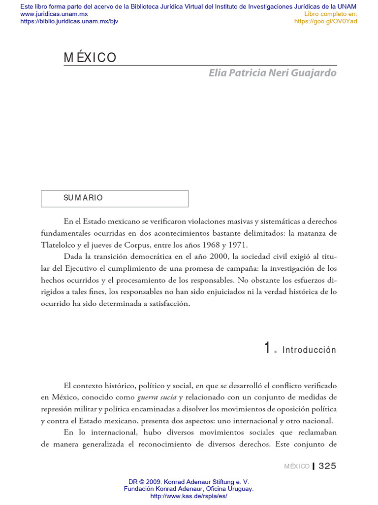 El Halconazo y la Guerra Sucia en México | PDF | México | Gobierno