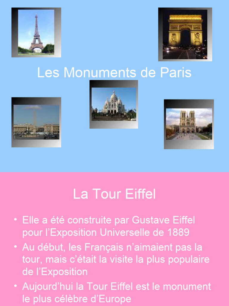 Y 9 Monuments de Paris | PDF | Art