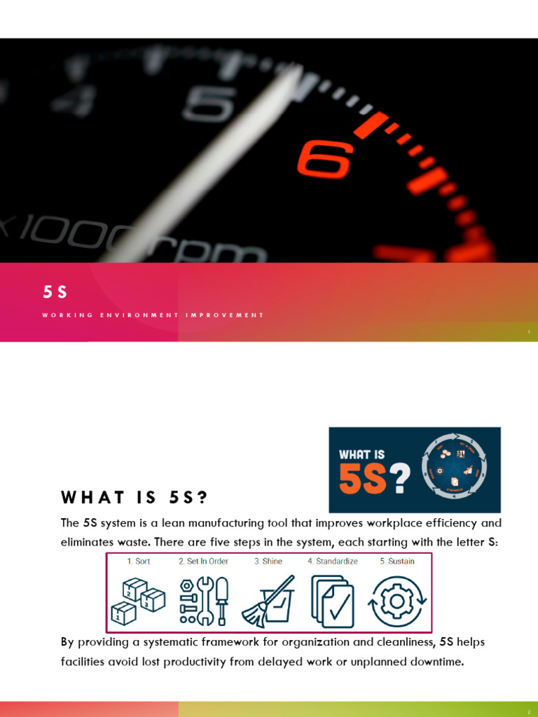 Introduction To 5S | PDF | Business | Economies