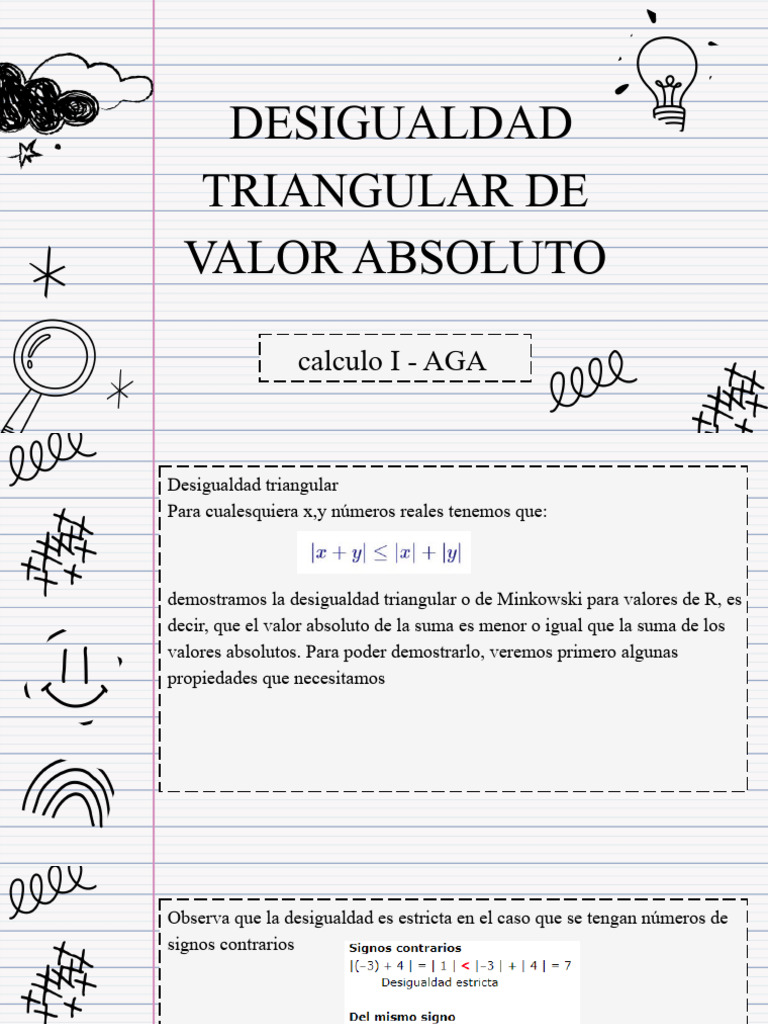 Desigualdad Triangular | PDF