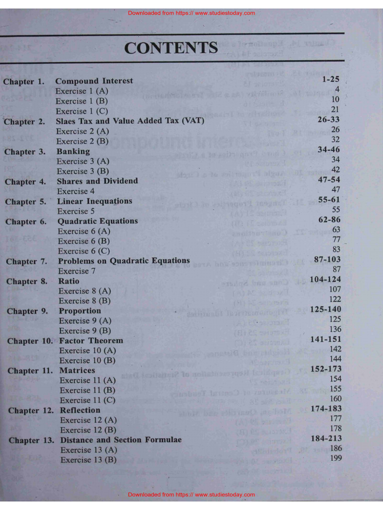 ARUN DEEP Self-Help Maths Class 10 | PDF